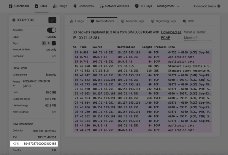 SIM card ICCID numbers explained - Onomondo